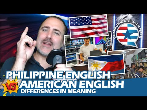 Philippine English vs American English - Differences in meaning