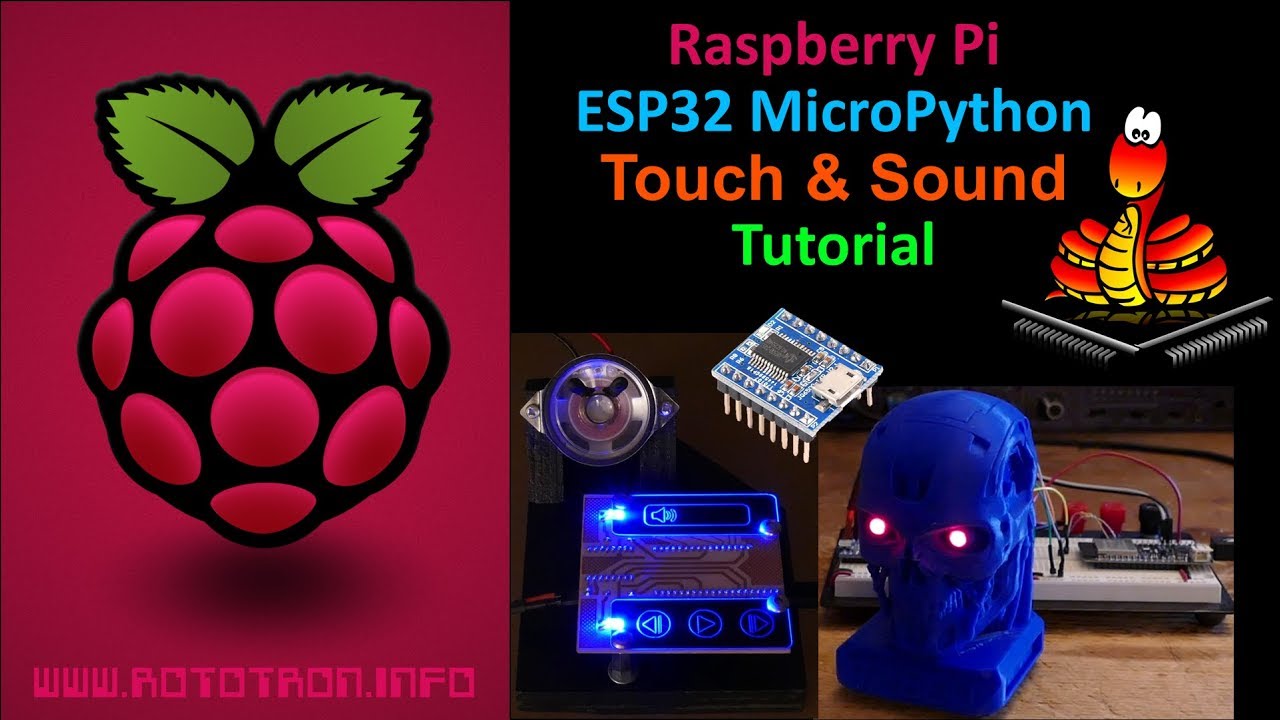 ESP32 MicroPython Capacitive Touch & Sound Tutorial