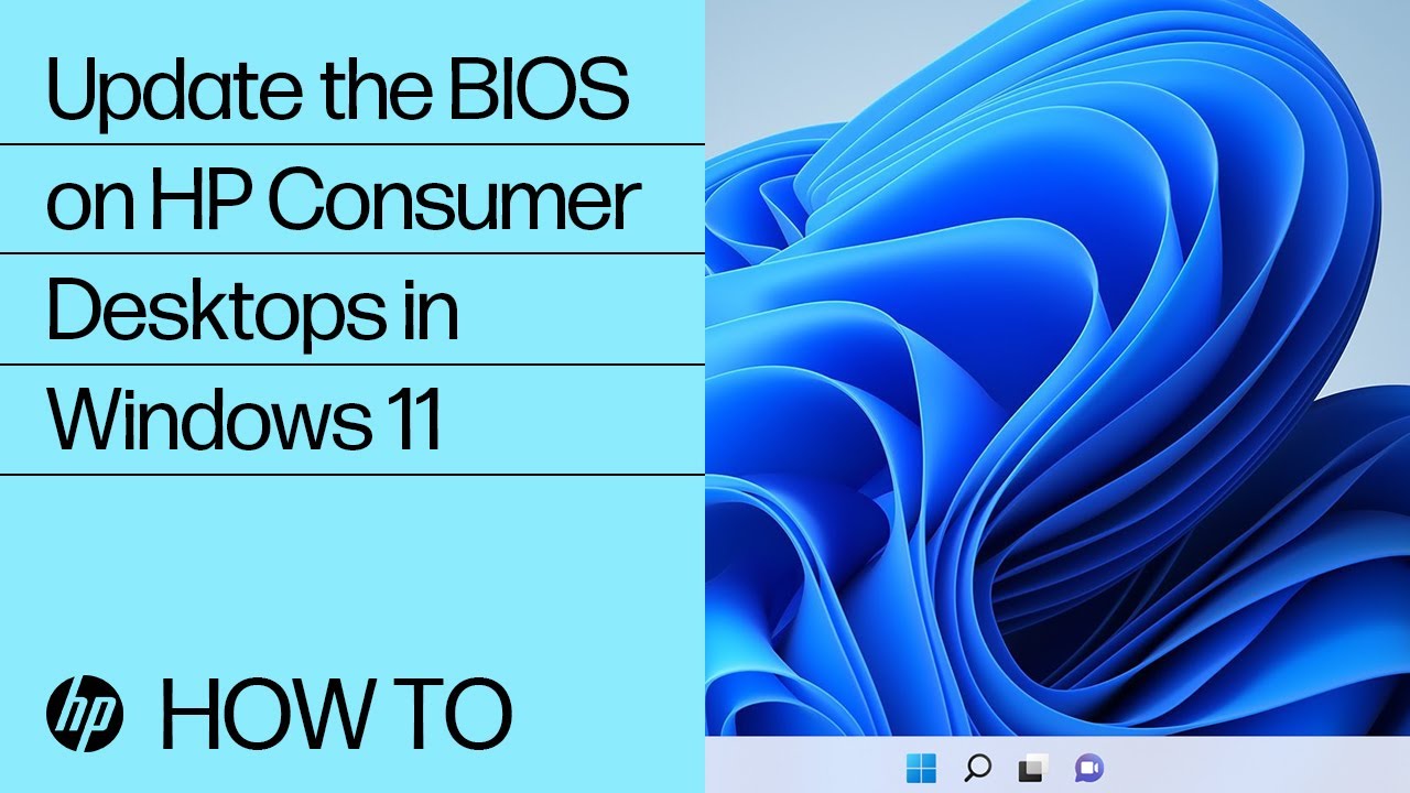 Updating the BIOS on HP Consumer Desktops in Windows 11 | HP Computers | HP Support