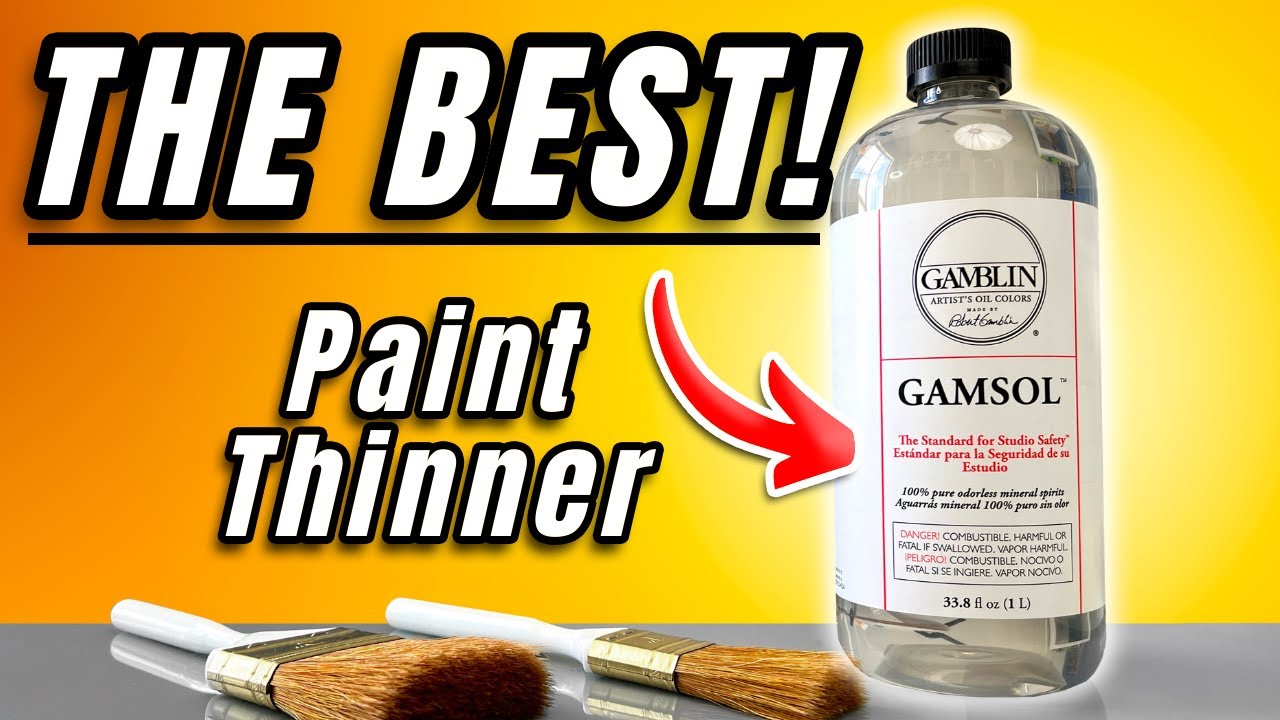 The ABSOLUTE BEST THINNER For Artists - Gamblin Gamsol Review
