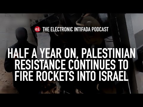 Half a year on, Palestinian resistance continues to fire rockets into Israel, with Jon Elmer