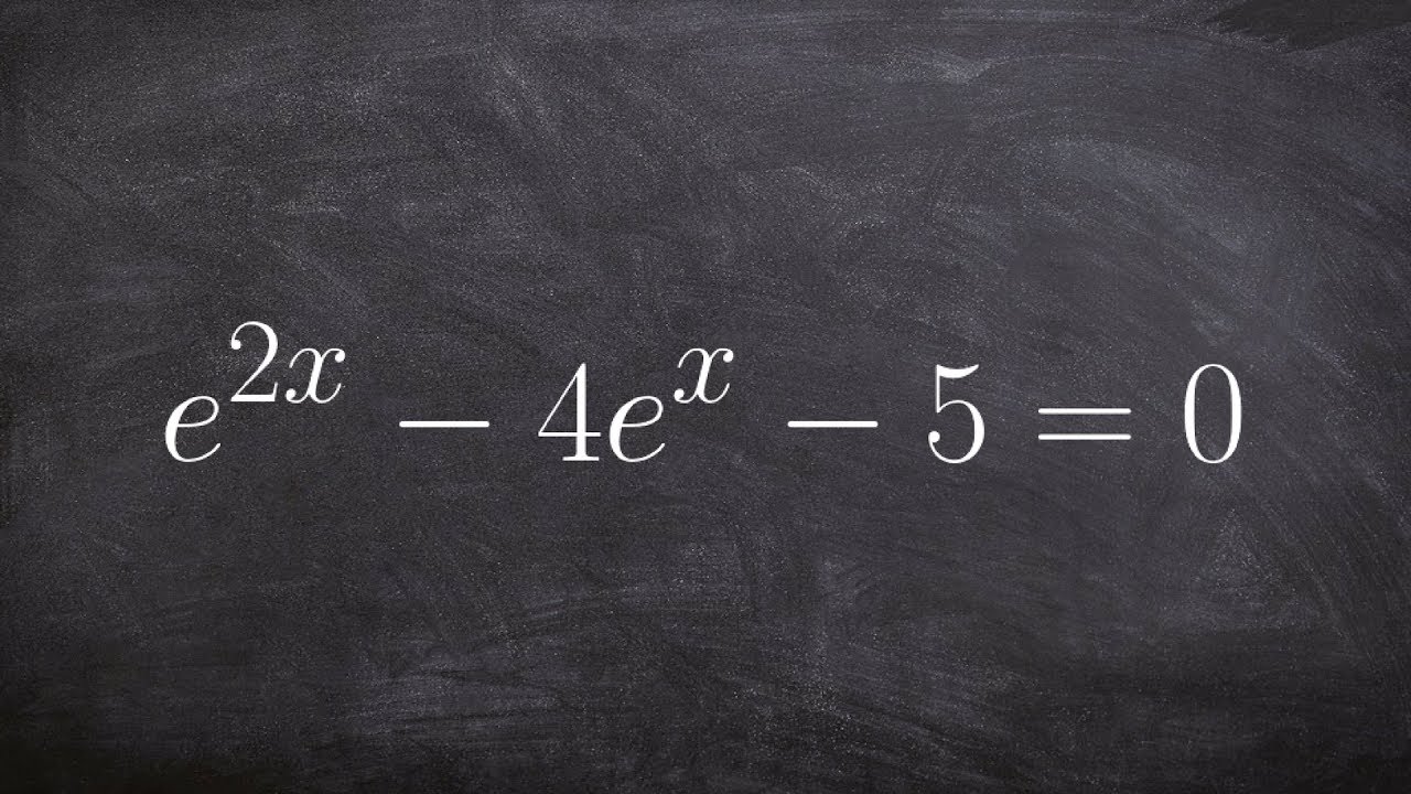 How to solve exponential equation by factoring