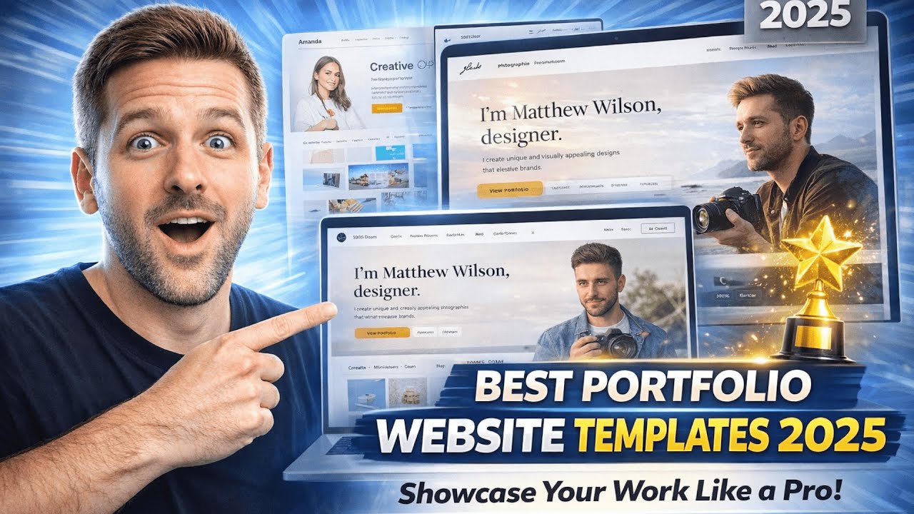Best Portfolio Website Templates 2025 — Showcase Your Work Like a Pro!
