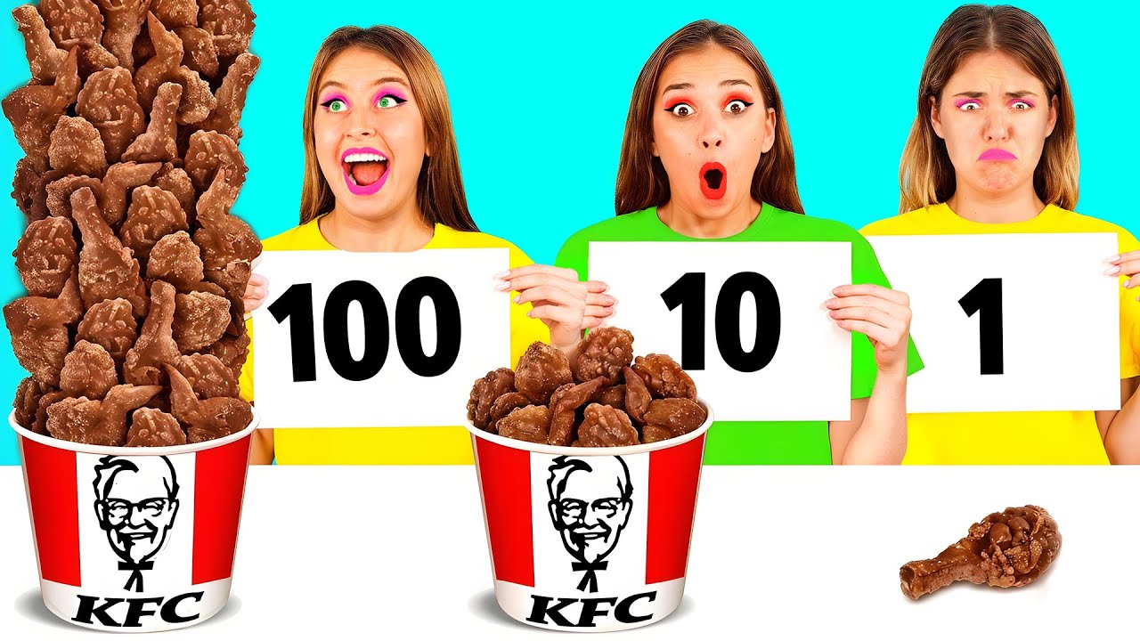 Tantangan 100 Lapis Makanan | Resep Dapur Lezat Fun Fun Challenge