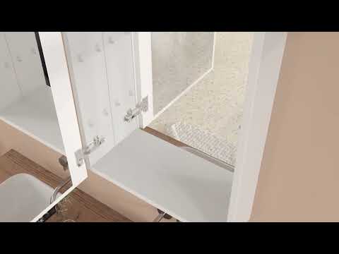 EMKE Bathroom Vanity Mirror Cabinet with Storage