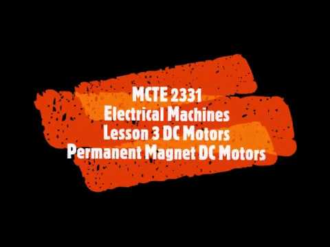 L3P3 Permanent Magnet DC Motors (Lesson 3)