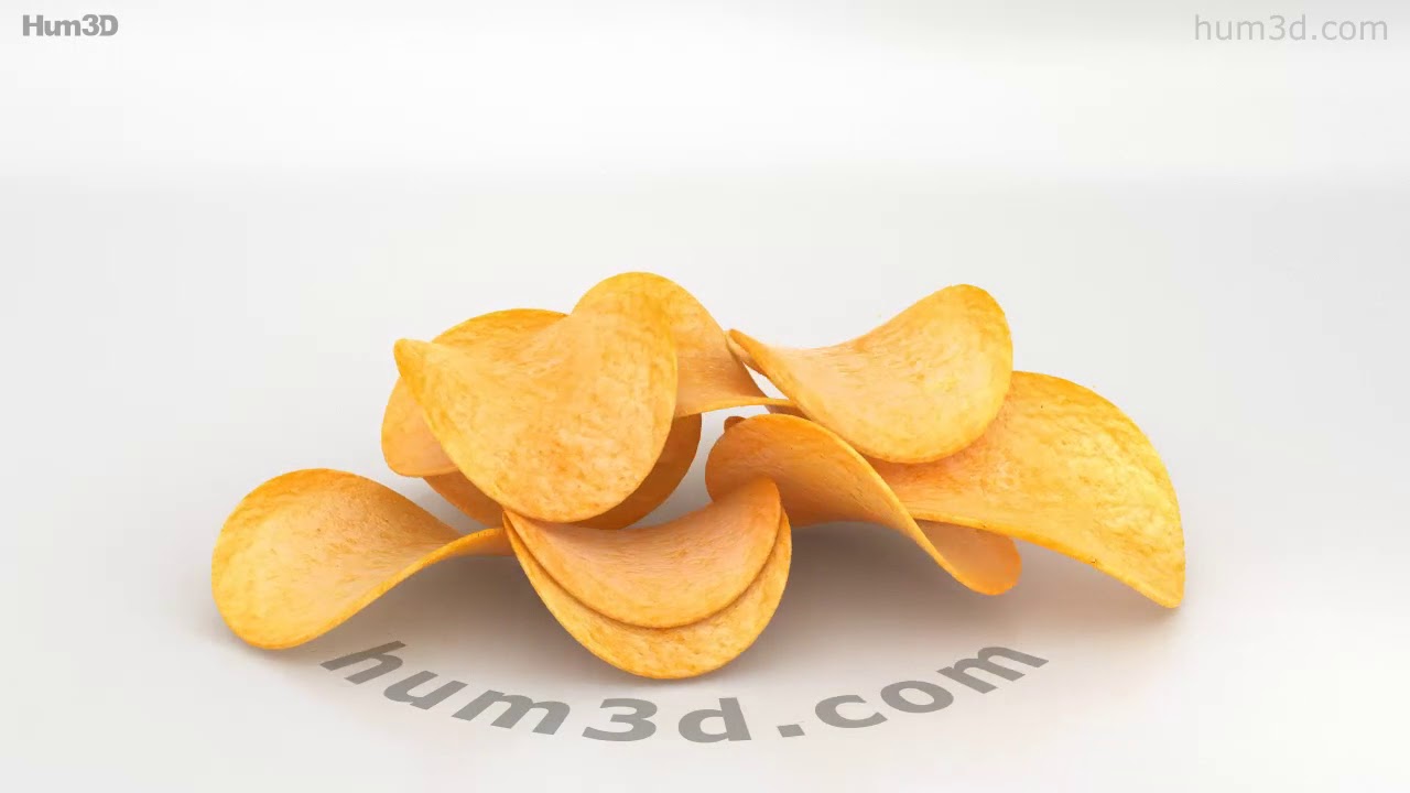 Potato Chips 3D model by 3DModels.org