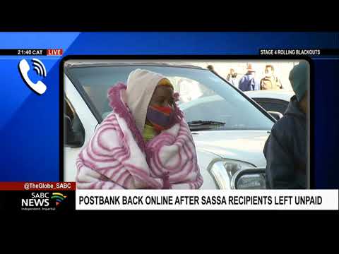 Post Bank back online after SASSA recipients left unpaid: Raiters