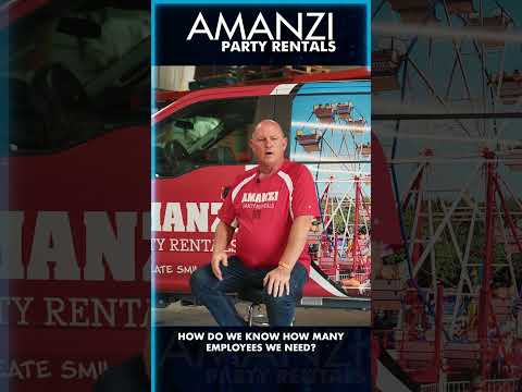 How We Know How Many Employees Are Needed - Amanzi Party Rentals