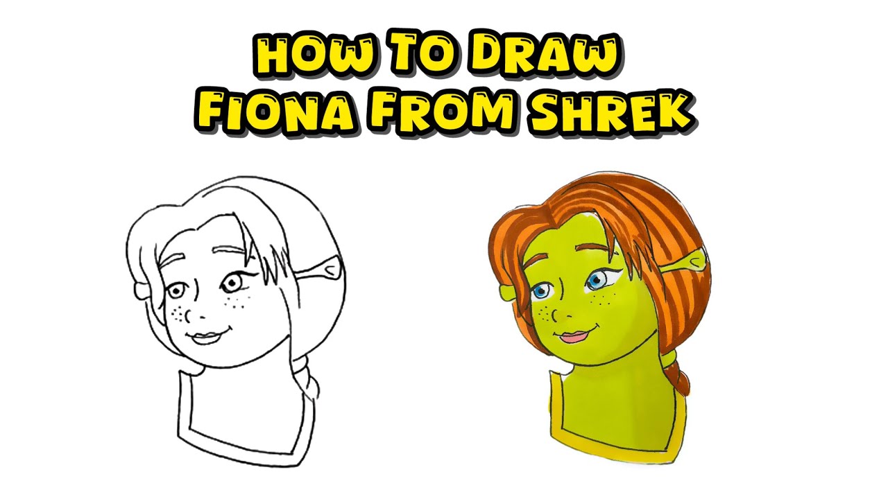 How to Draw Princess Fiona from Shrek – Beginner-Friendly Character Tutorial
