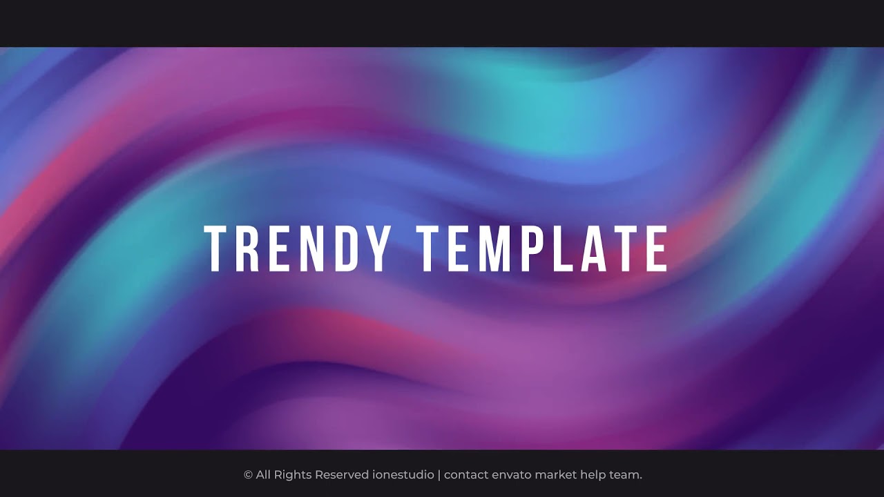 Gradient Backgrounds | After Effects Template