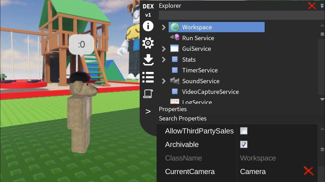 Dex Explorer Script Serverside Require Showcase Roblox Exploits