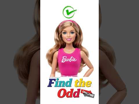 Find The Odd One 🤔| Barbie Doll #oddoneout #Shorts #barbiedoll