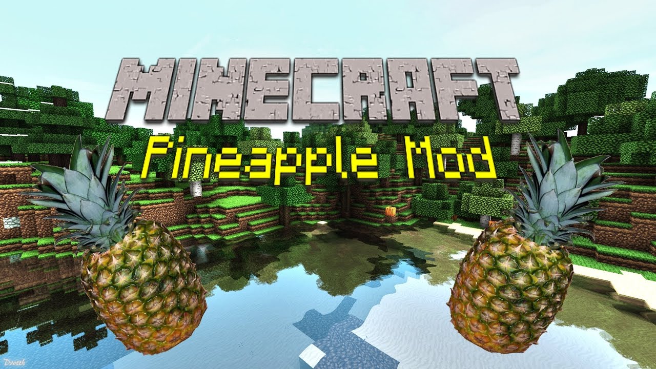 Minecraft Mod Review: PINEAPPLE MOD!
