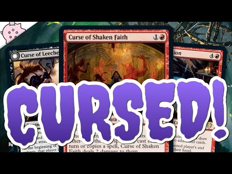 New Powerful Curses! | Innistrad Midnight Hunt Spoilers | Curse of Shaken Faith | MTG