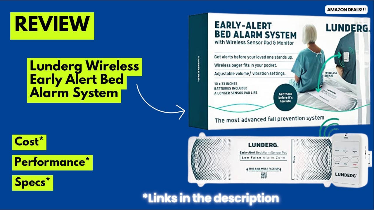 Best Bed Alarm for Elderly 2026! Lunderg Early Alert System for Dementia Care & Fall Prevention