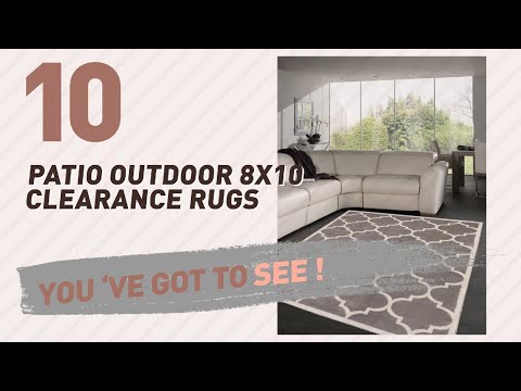Patio Outdoor 8X10 Clearance Rugs Collection // New & Popular 2017