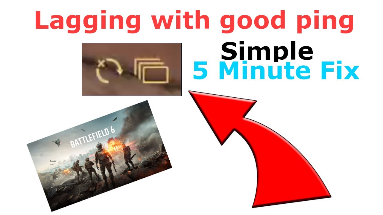 Battlefield 6 Lagging with Good Ping 5-minute fix