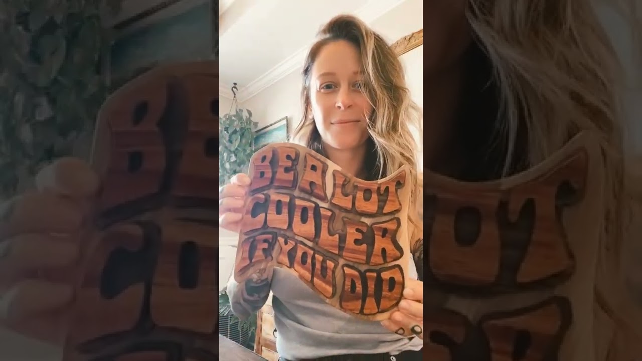 Finished scroll saw project!