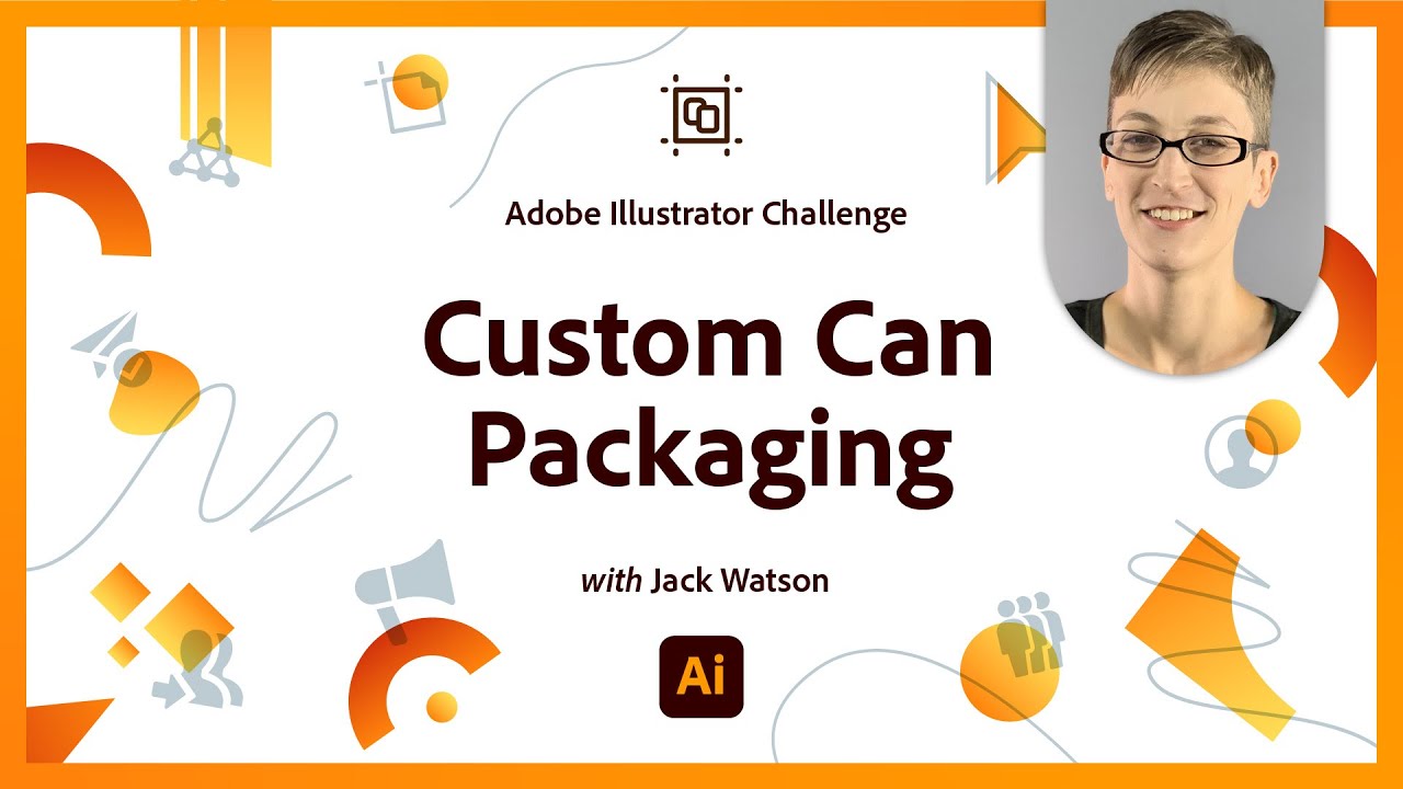 Custom Can Packaging | Illustrator Marketing Challenge