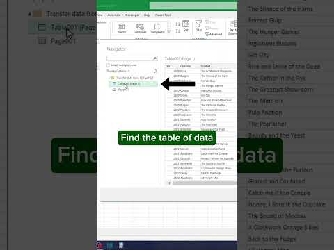 Transfer Data From PDF in Excel‼️ #excel