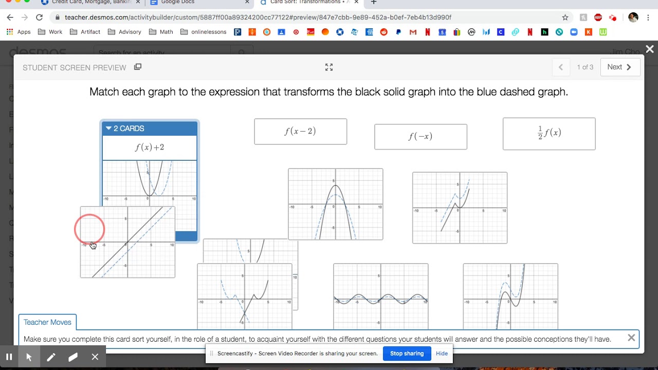 Card Sort: Transformations