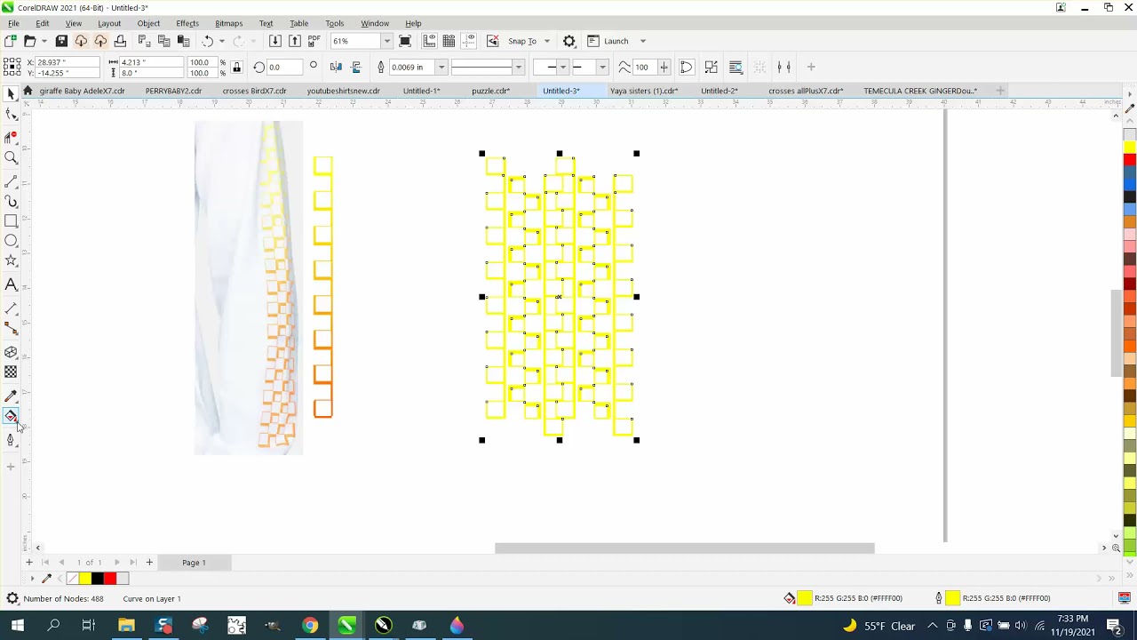 Corel Draw Tips & Tricks Make this pattern not sure Part 2