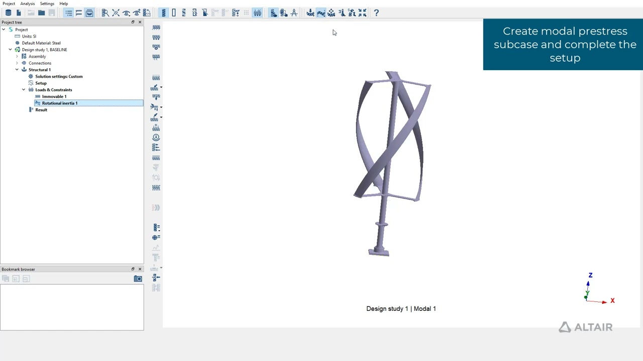 Altair SimSolid   Modal Prestress Analysis