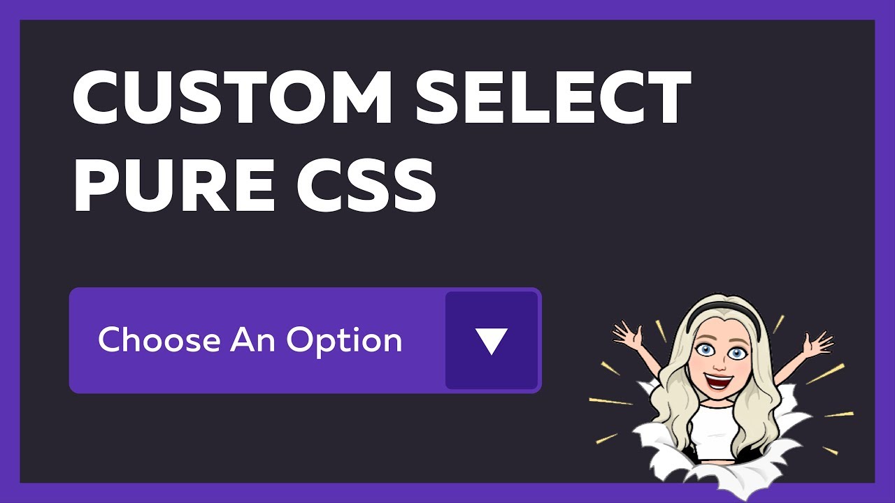 A Custom Select Box Using HTML & CSS