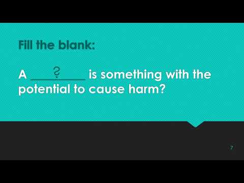Hazards and Risk