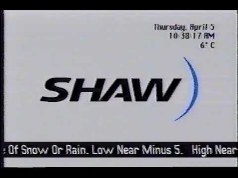 Shaw Cable Community Channels - April 5, 2001