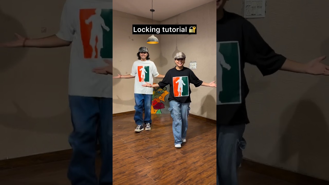 LOCKING DANCE TUTORIAL | 3 LEVELS | LOCKING BASIC STEPS #niharsh #youtubeshorts #tutorial #explore