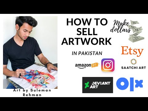 Best ways to sell your artwork in Pakistan or India | Art Marketing Tips