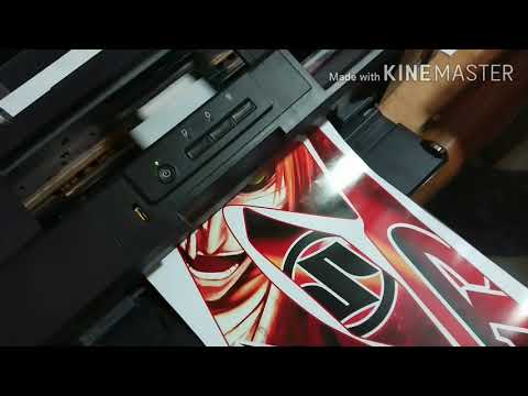 Sticker Printing Machine Epson L1300 Ecosolvent | Bike Graphics Stickers | Cameo 3 | A3 Laminator