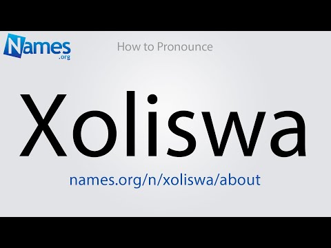 How to Pronounce Xoliswa