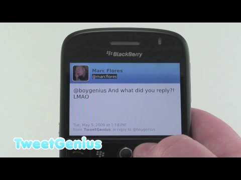 TweetGenius for BlackBerry: a Twitter application by BGR