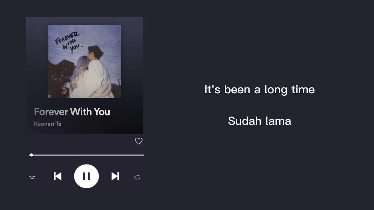 Keenan Te - Forever With You | Lirik Terjemahan Indonesia