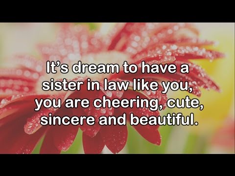 Happy Birthday to My Sister in Law || Birthday Wishes for sister in law