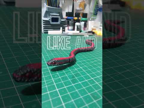 3d printed articulated and flexi snake
