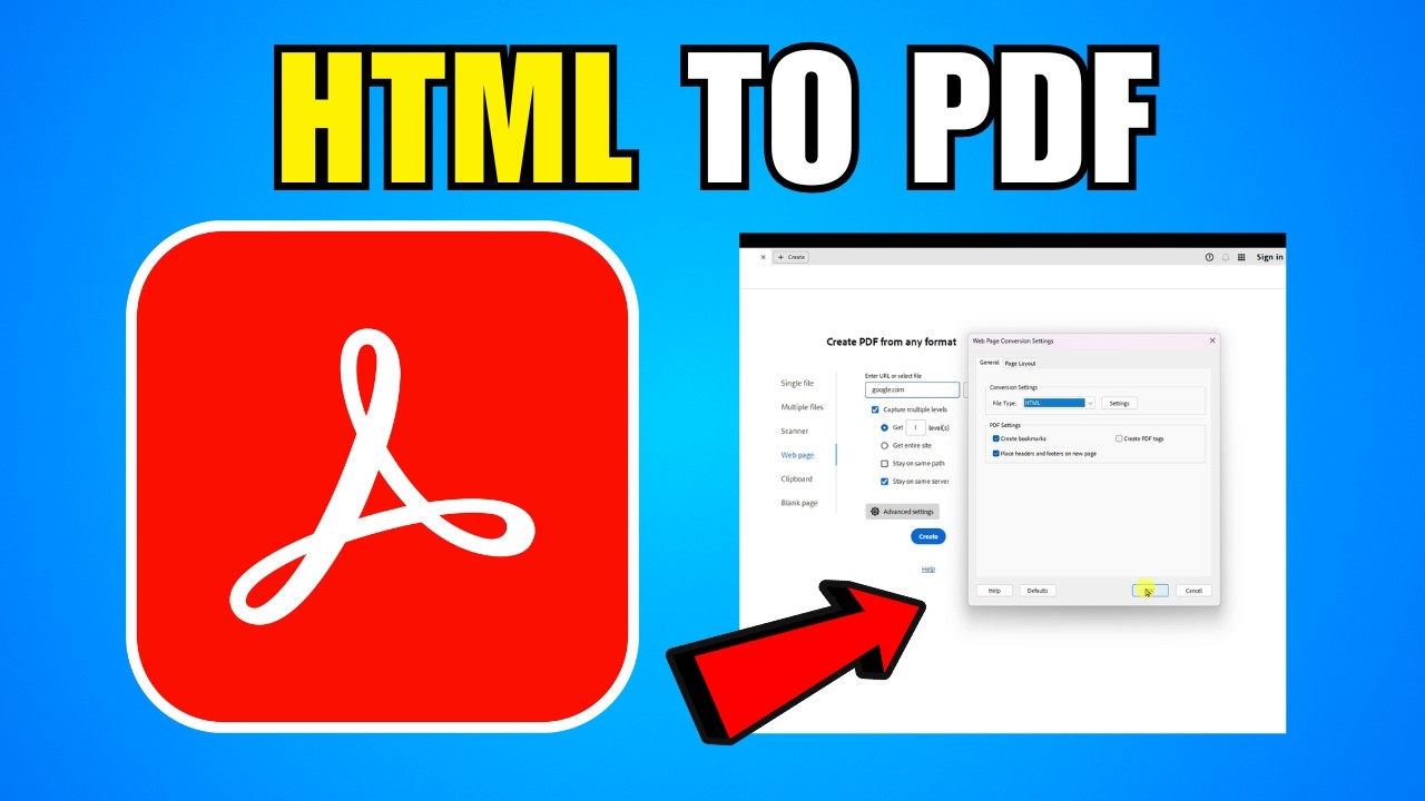 How To Convert Html To PDF In Adobe Acrobat (2026) (Complete Guide)
