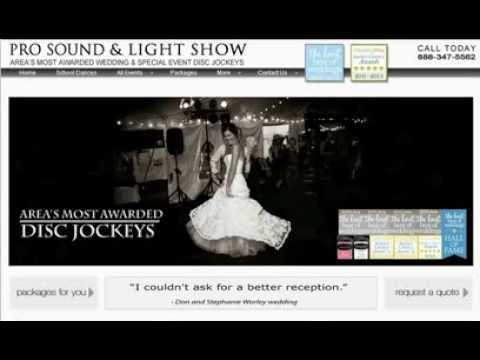 Pro Sound & Light Show DJ's & Uplighting Online Client Planning Tools Tutorial Weddings parties