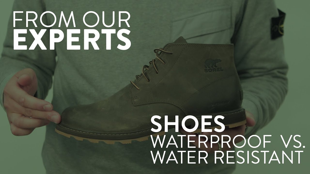 Shoes: Water Resistant vs. Waterproof | Nordstrom Expert Tips
