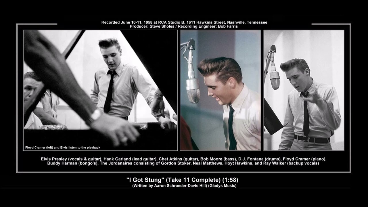 *(1958) RCA ''I Got Stung'' (Take 11 Complete) Elvis Presley