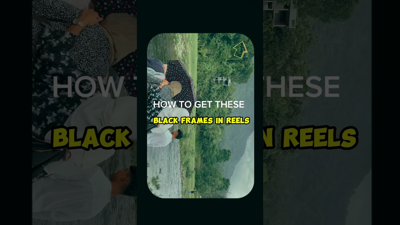 Trending black frame tutorial | capcut