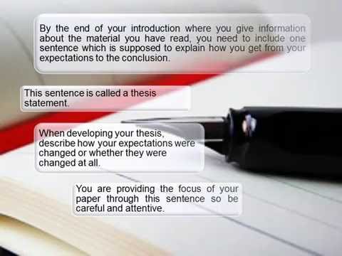How To Write a Reflection Paper