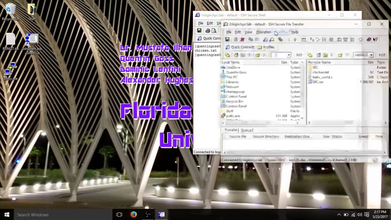 Repast HPC   Using SSH and Putty