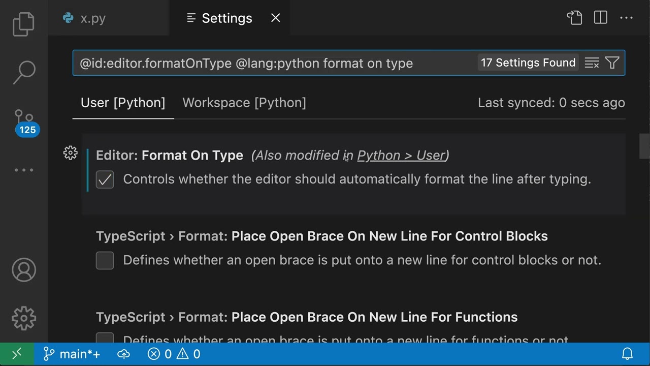 VS Code tips — Automatic indention for Python