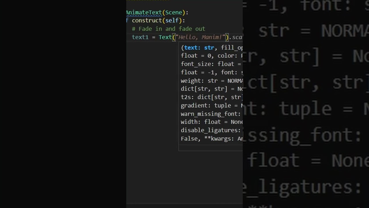 ✨ Animate Text in Python with Manim | Easy Tutorial