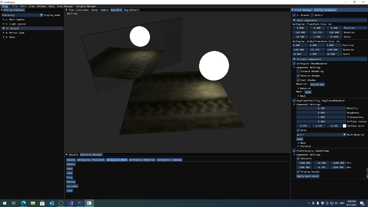RayMLVQ: A reimplementation of MLVQ library in CUDA with OptiX ray tracer.