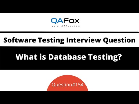 What is Database Testing? (Software Testing Interview Question #154)